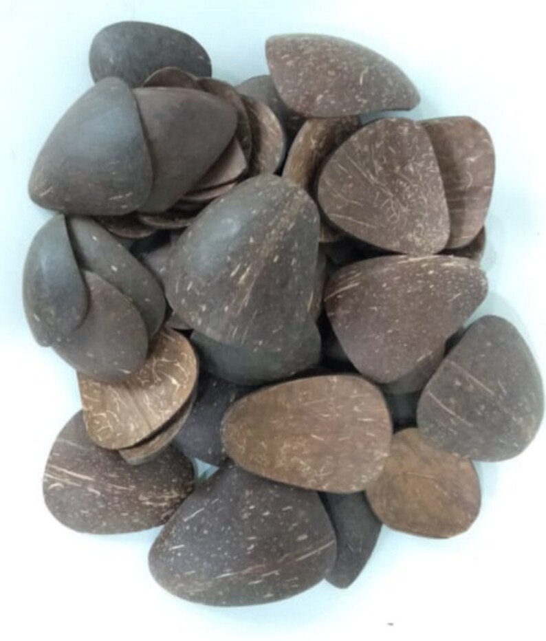 Water Drop Shape Coconut Shell Chips to Make Your Craft Items | Flower ...