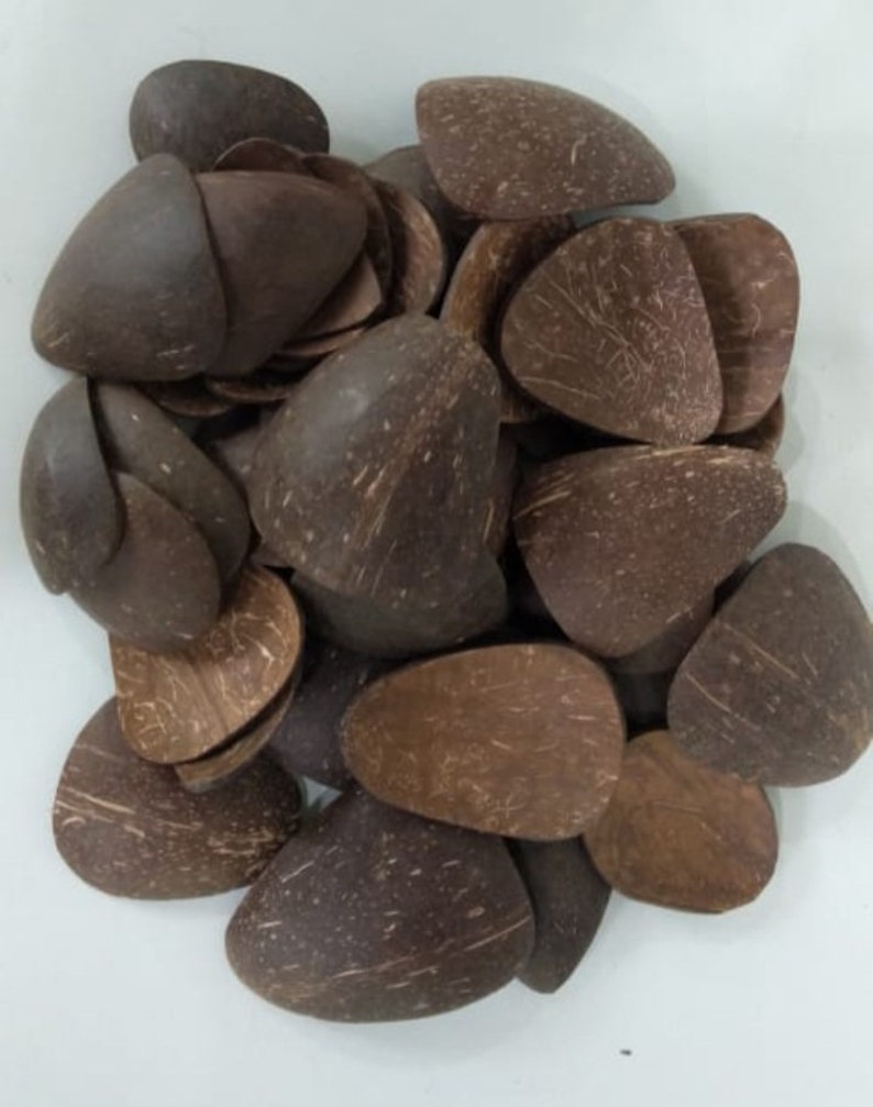 Water Drop Shape Coconut Shell Chips to Make Your Craft Items | Flower ...