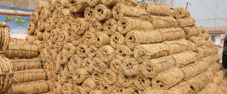 Sri Lankan Handmade Coconut Coir Fiber Rope 60 Feet /natural Hand Made ...
