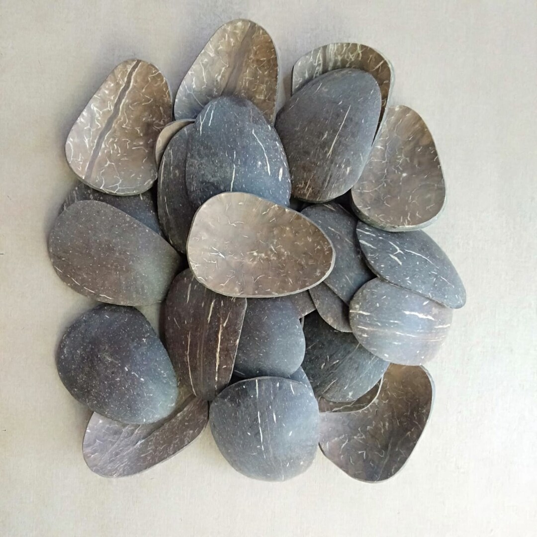 Water Drop Shape Coconut Shell Chips to Make Your Craft Items | Flower ...