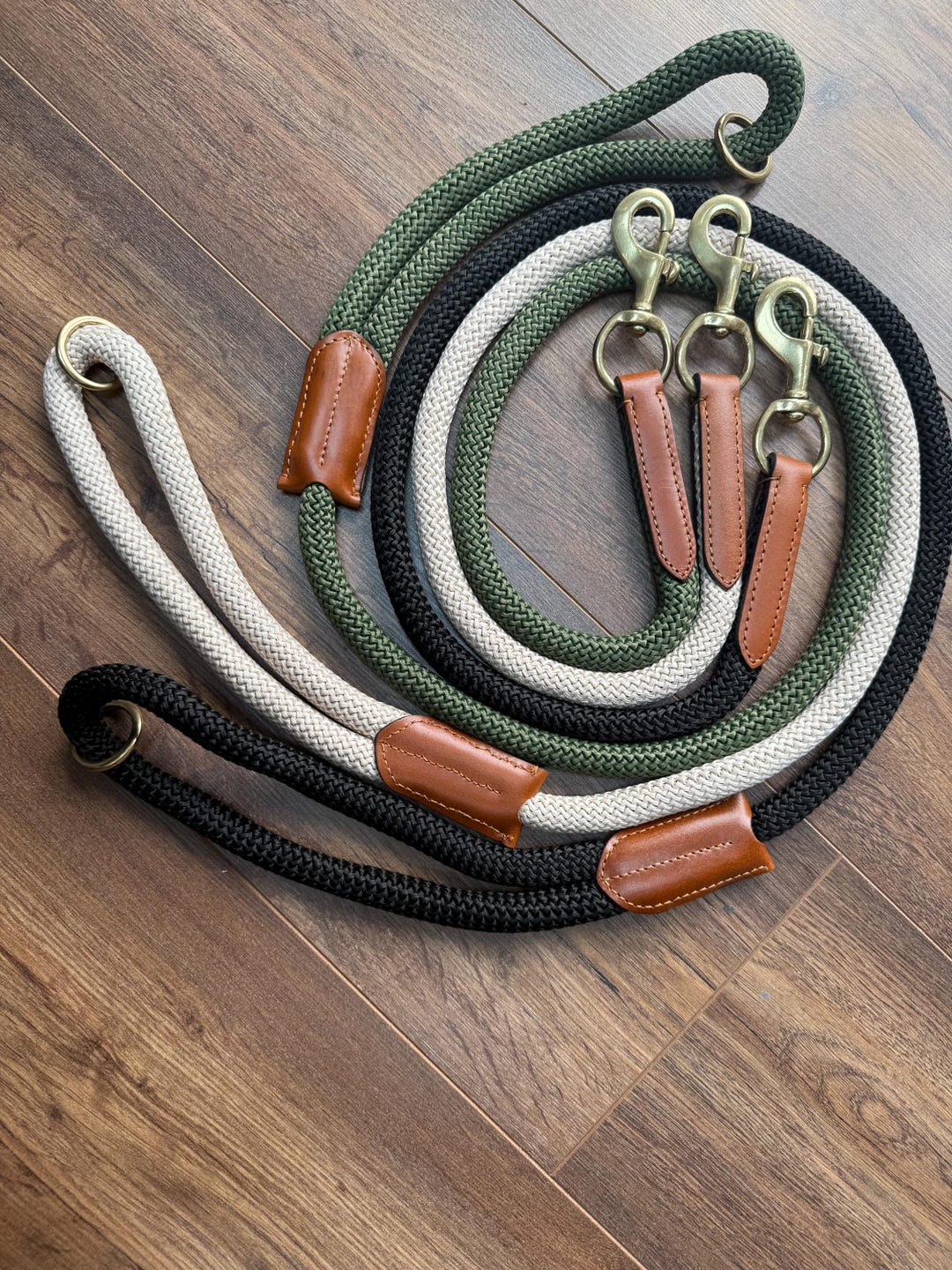 Dog Lead Leather Dog Leash Paracord Dog Leash Handmade Thick 3 Years ...