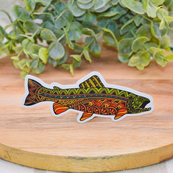 Fly Fishing Sticker - Etsy
