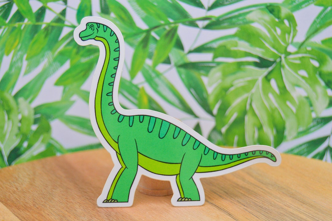 Brachiosaurus Sticker, Dinosaur Sticker WATERPROOF - Etsy