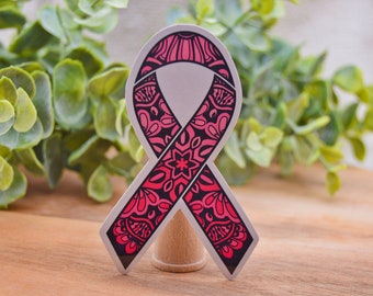 Breast Cancer Sticker Breast Cancer Gift Anti Pink Washing Breast ...