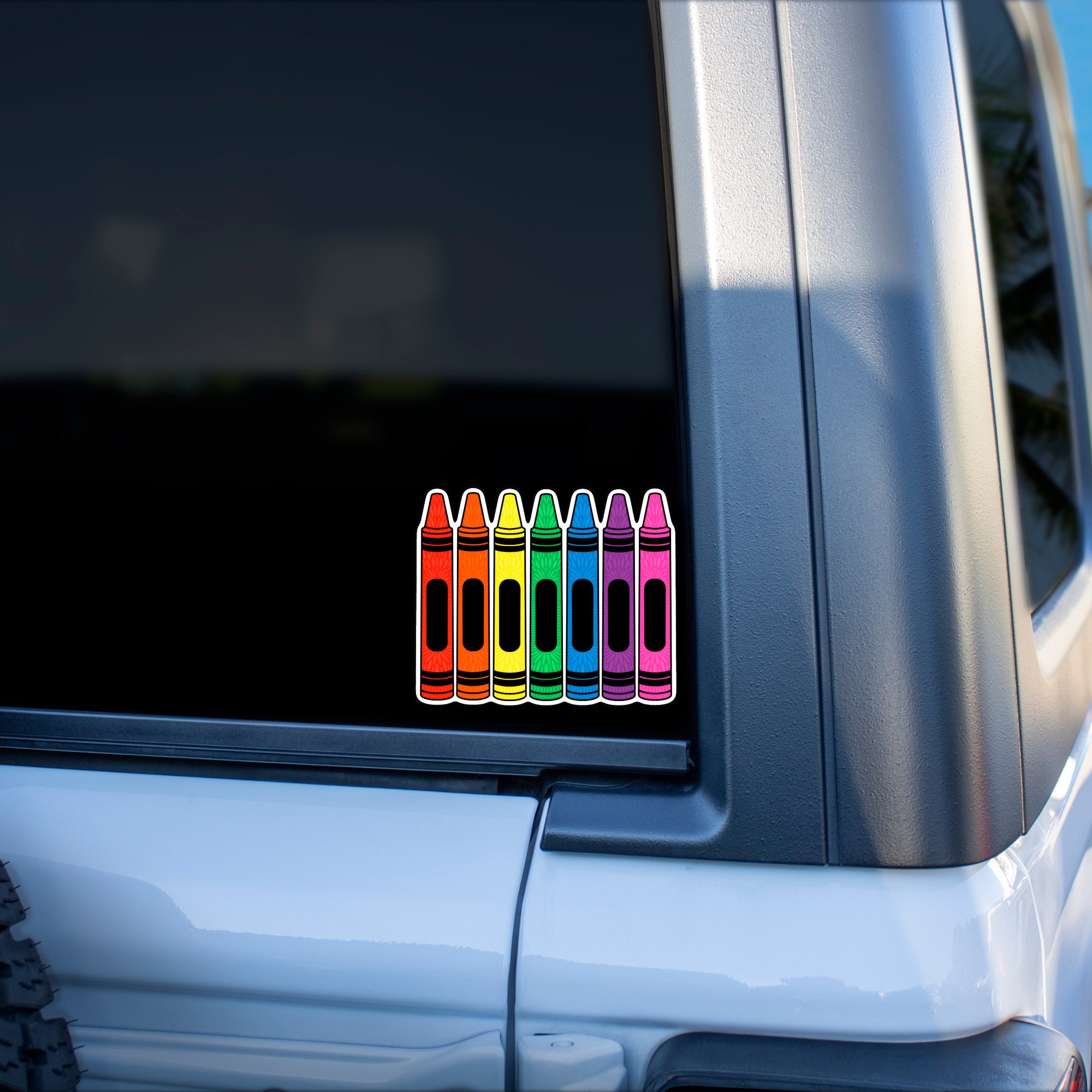 Crayons Sticker Teacher Crayon Sticker WATERPROOF - Etsy