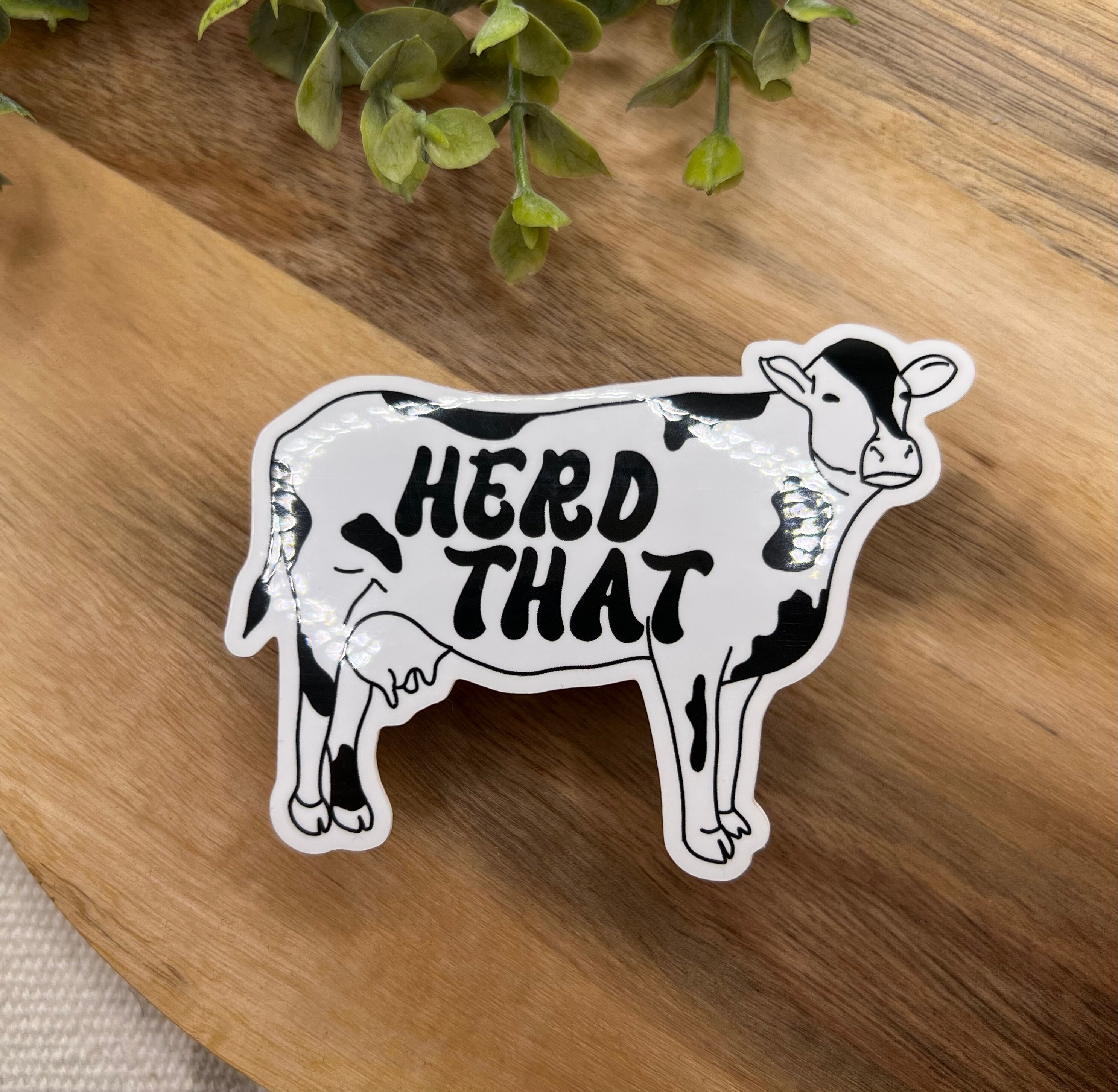 Herd That Cow Sticker WATERPROOF - Etsy
