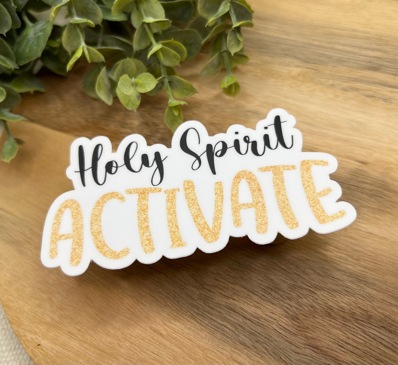 Holy Spirit Activate Sticker Vinyl Sticker Die Cut Sticker - Etsy