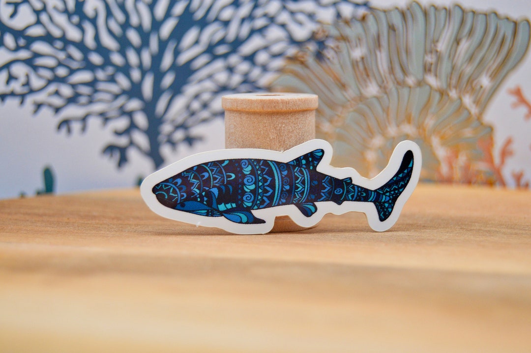 Whale Shark Mini Sticker, Whale Shark Decal, Save the Sharks Decal ...