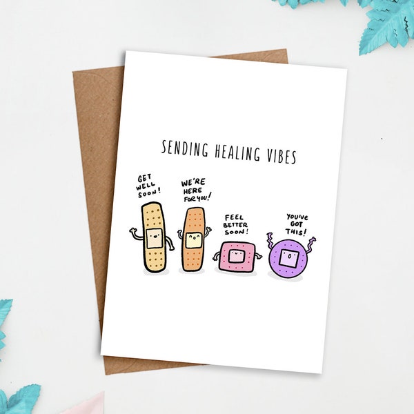 Get Well Card - Etsy