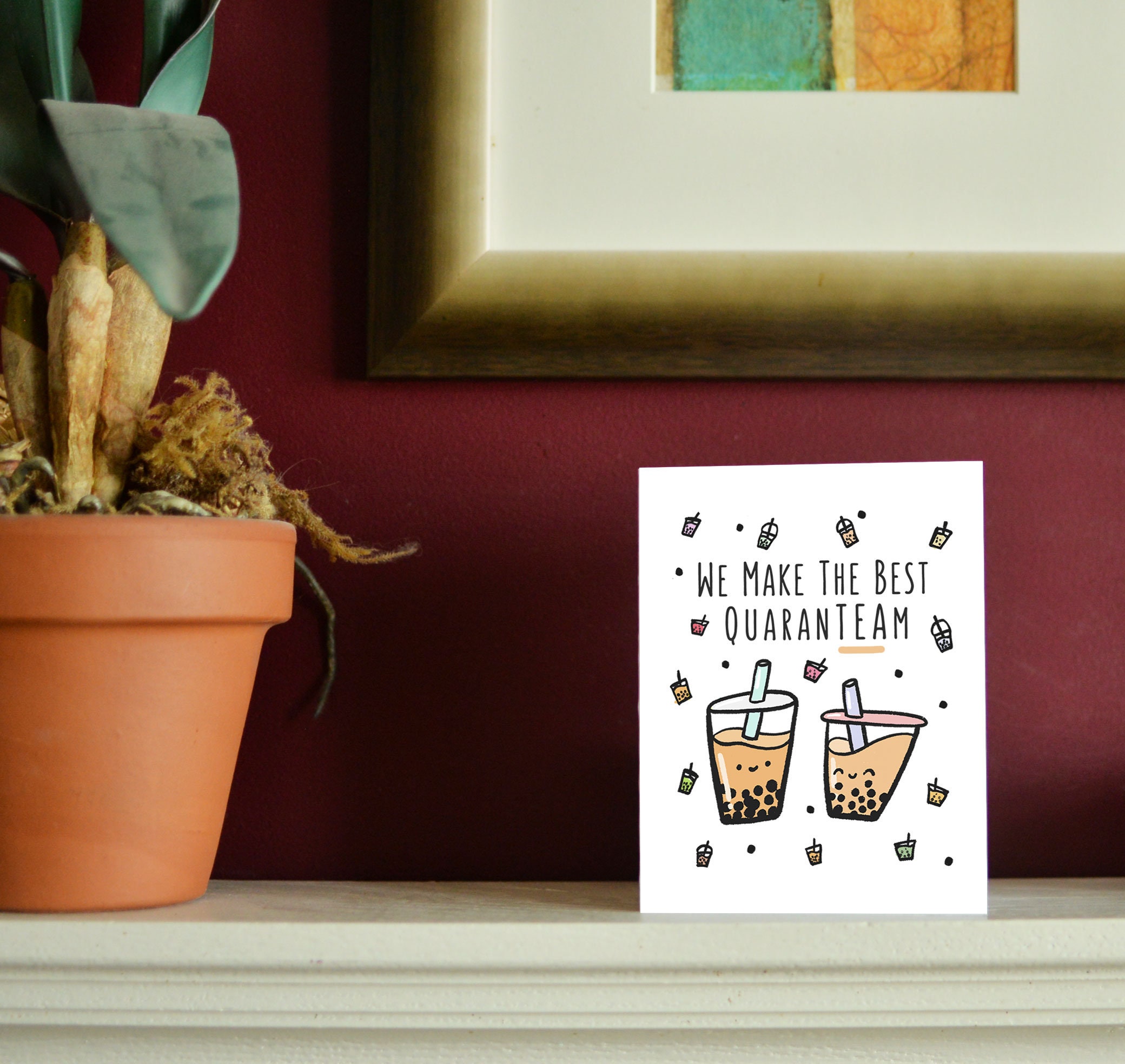 We Make the Best Quaranteam Cute Card Quarantine Card - Etsy