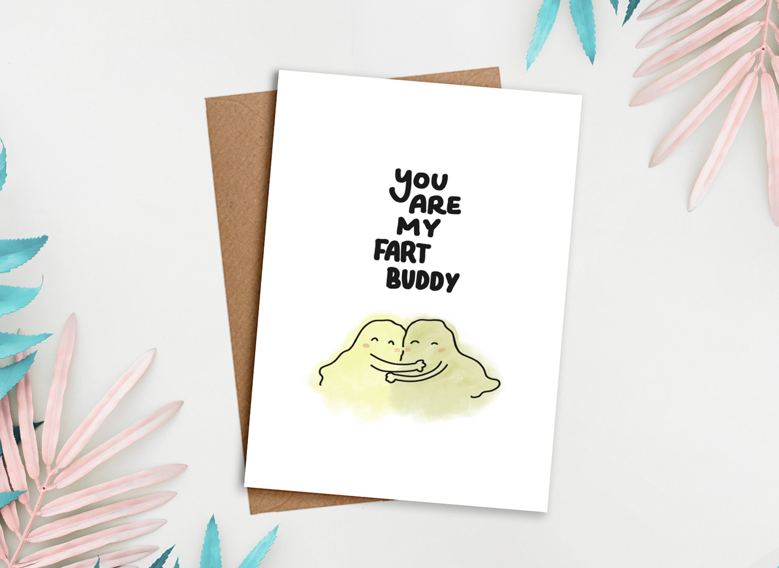 You Are My Fart Buddy Card Cute Card Love Card - Etsy