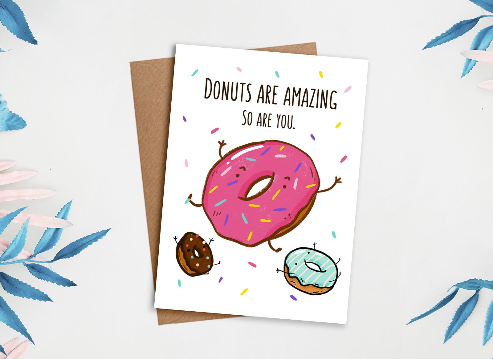 Donuts Are Amazing Happy Anniversary Card | Cute Card, Quarantine Card ...