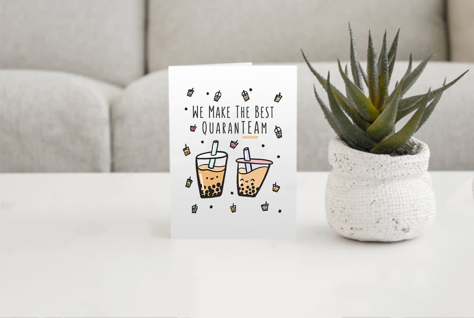 We Make the Best Quaranteam Cute Card Quarantine Card - Etsy