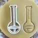 Conical Flask Cookie Cutter, Lab Equipment Biscuit, Test Tube Cookies ...