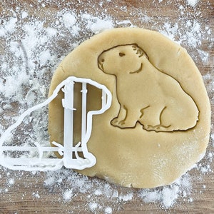 Capybara Cookie Cutter, Cute Capybara Gift, Funny Cookie Cutter, Pastry ...
