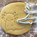 Cute Axlotl Cookie Cutter, Axolotl Gifts, Fondant Clay Cutter, Gift for ...