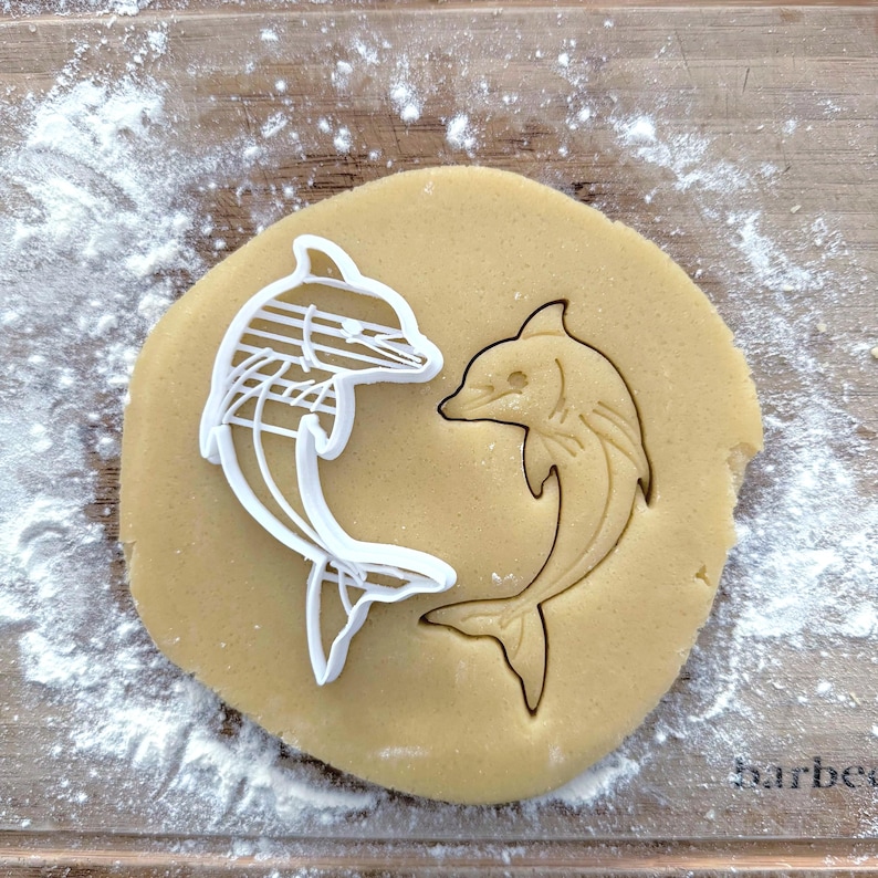Realistic Dolphin Cookie Cutter – Ocean Animal Baking Tool, Marine Life ...