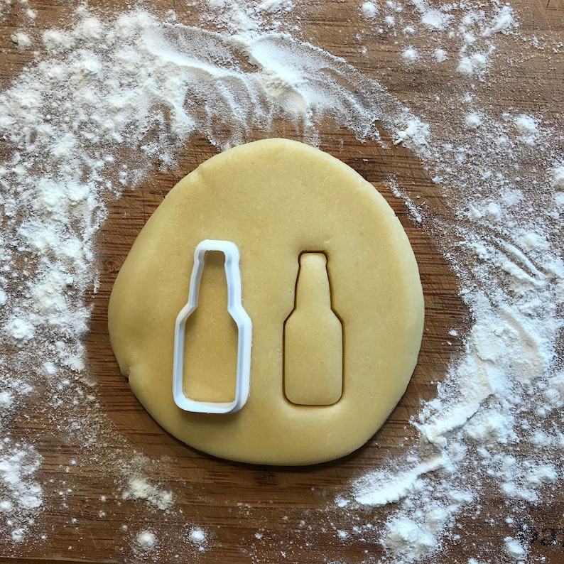 Beer Bottle Cookie Cutter Wine Bottle Polymer Clay Cutter Etsy