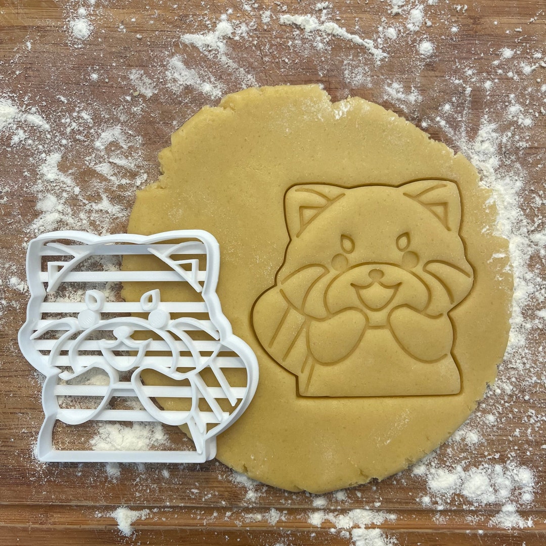 Red Panda Cookie Cutter, Kawaii Panda Cookie Cutter, Endangered Animal ...