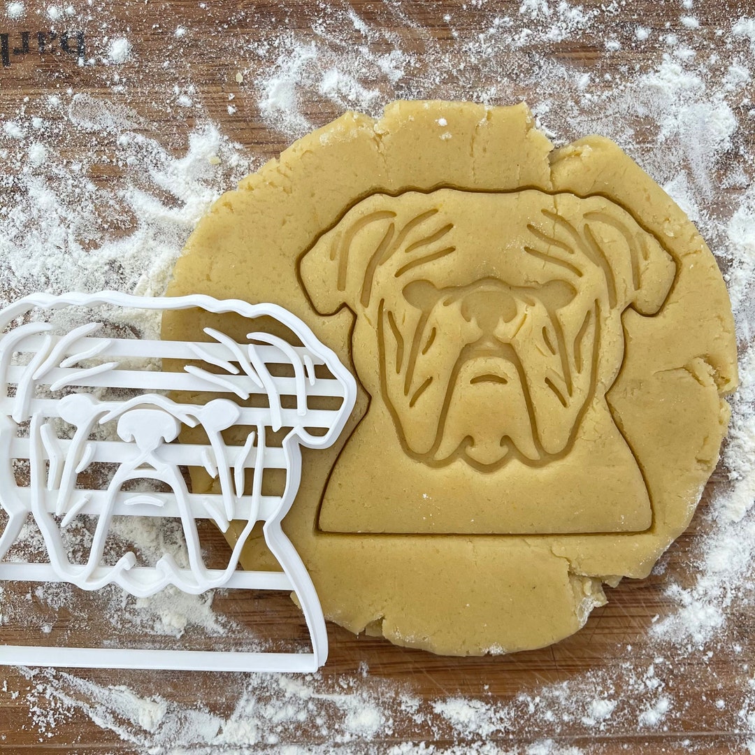Bulldog Face Cookie Cutter, Bulldog Gift, Bulldog Lover Gift Idea ...