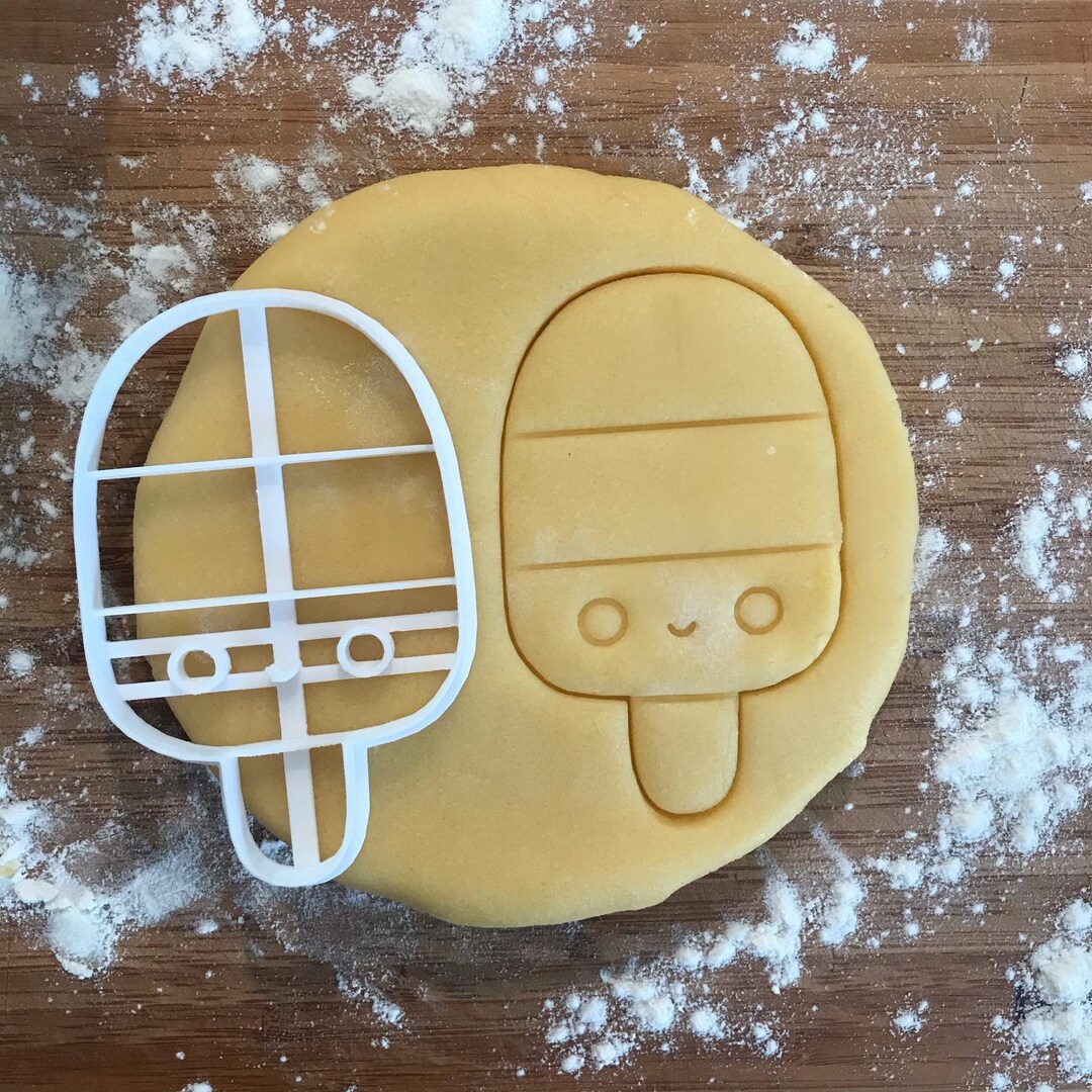 Popsicle Cookie Cutter, Ice Cream Popsicle, Fondant Clay Cutter, Food ...