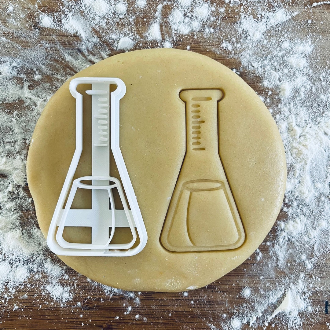 Conical Flask Cookie Cutter, Lab Equipment Biscuit, Test Tube Cookies ...