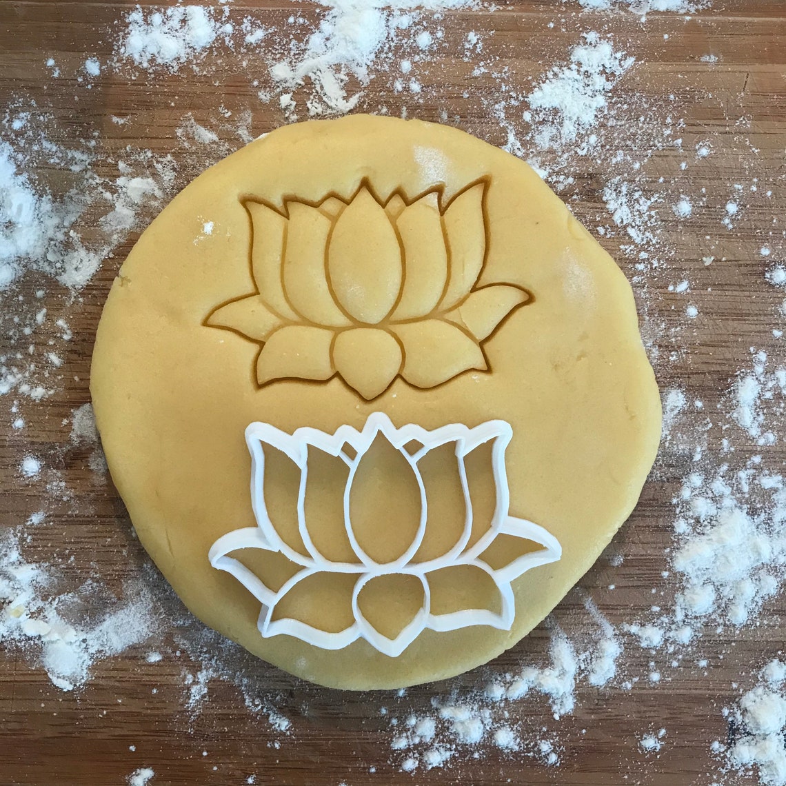 Lotus Cookie Cutter, Lotus Flower, Fondant Clay Cutter, Plant Lover ...