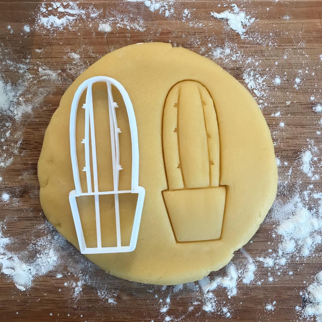 Cactus Cookie Cutter, Cactus Plant, Fondant Clay Cutter, Plant Lover ...