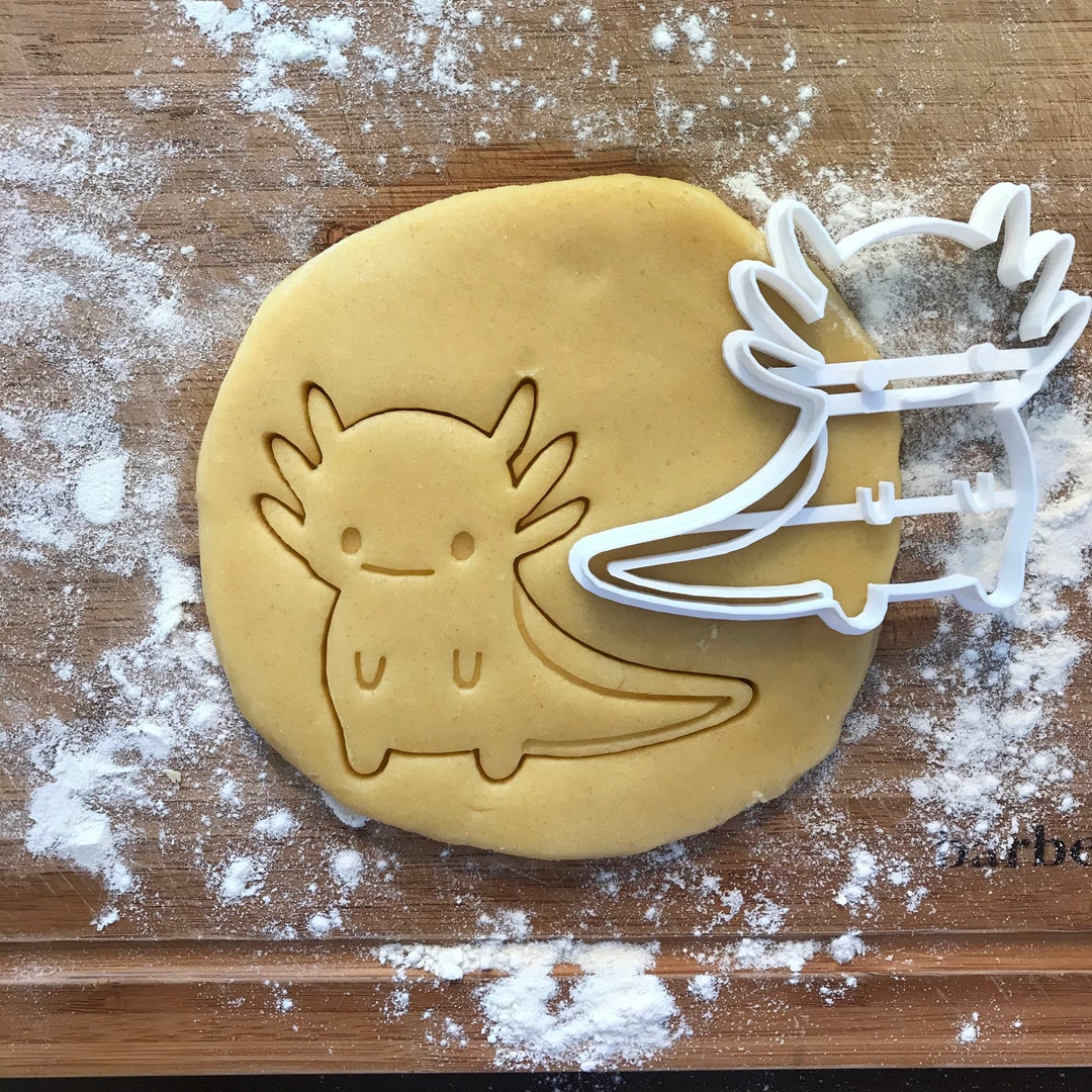 Cute Axlotl Cookie Cutter, Axolotl Gifts, Fondant Clay Cutter, Gift for ...
