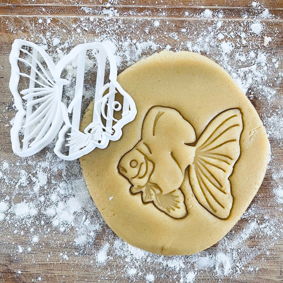 Goldfish Cookie Cutter, Fish Cookie Cutter, Cute Aquarium Pets ...
