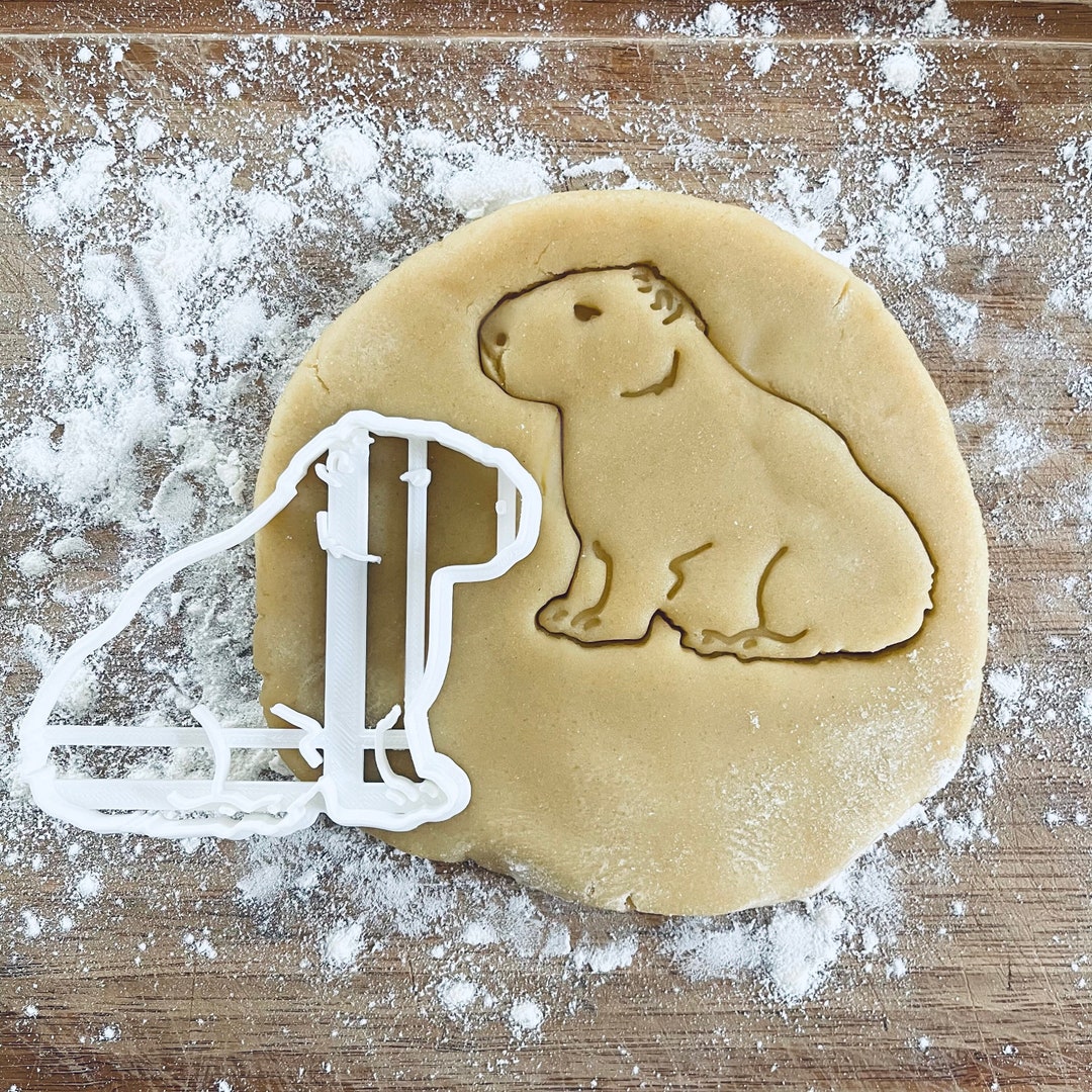 Capybara Cookie Cutter, Cute Capybara Gift, Funny Cookie Cutter, Pastry ...