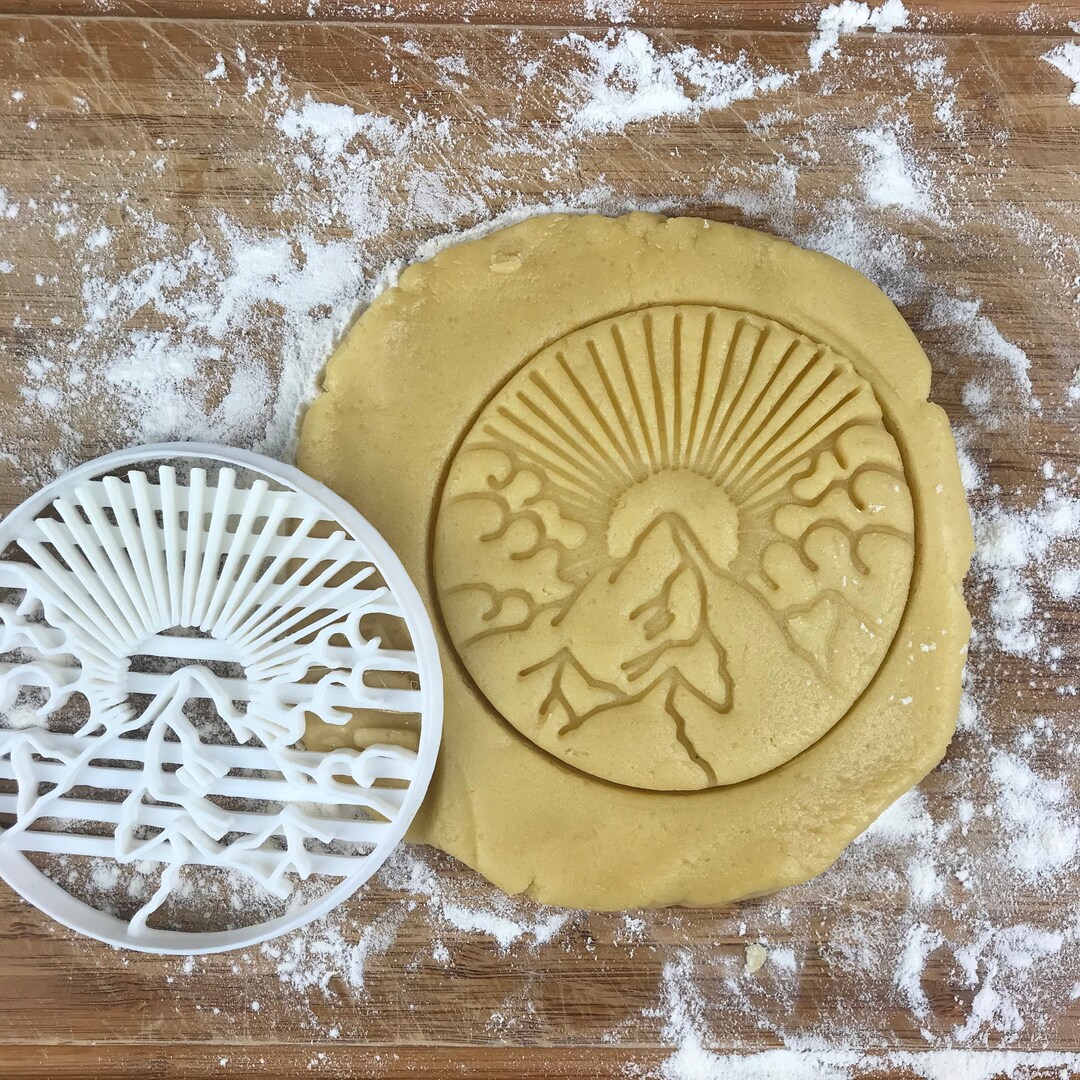 Sun With Landscape Cookie Cutter, Hiking Cookie Cutter, Hiking Gifts ...