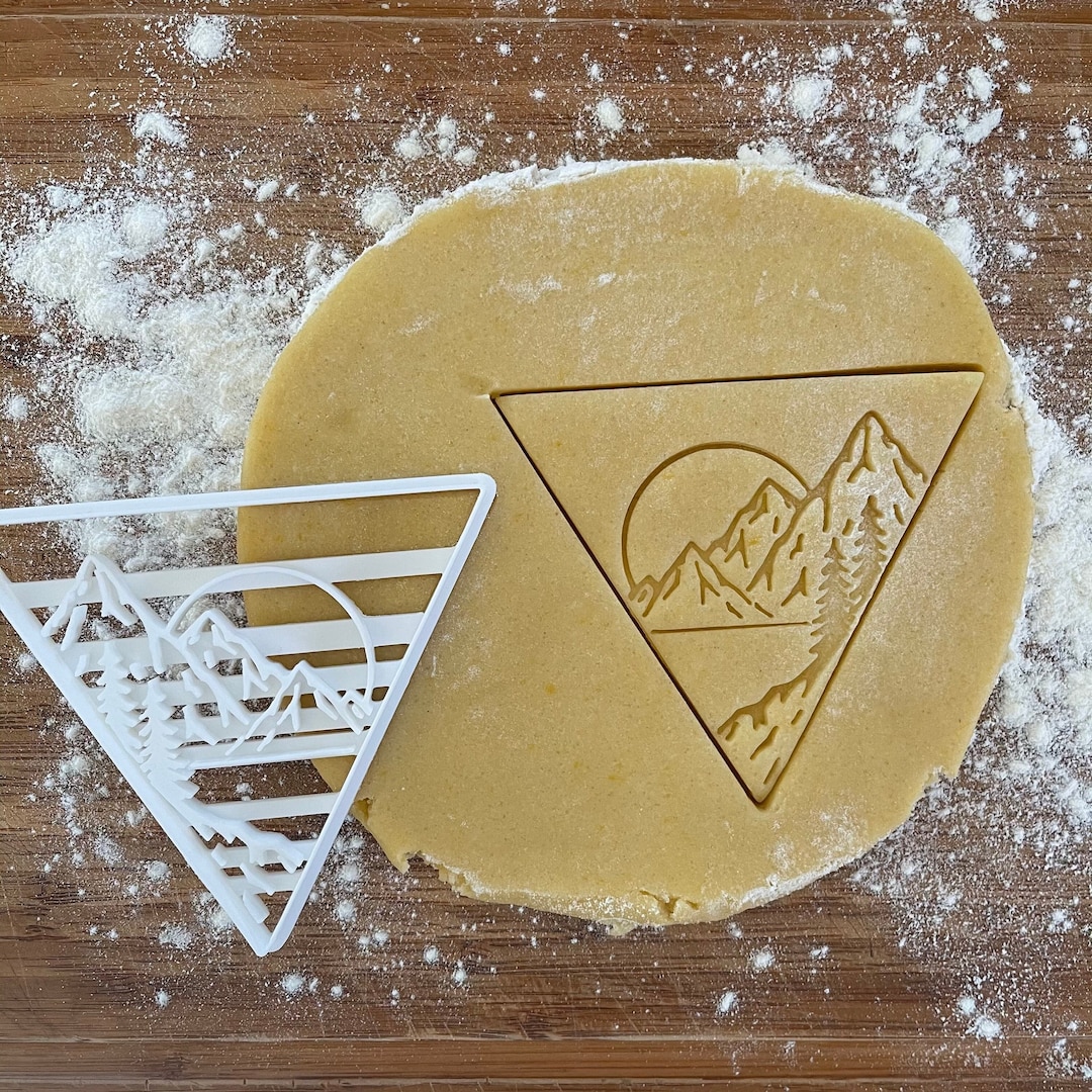 Mountains Cookie Cutter, Landscape Cookie Cutter, Vacation in the ...