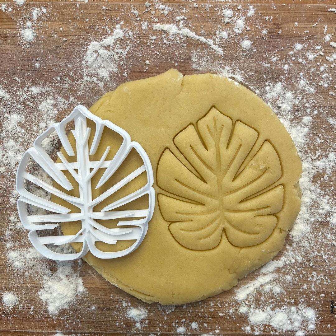 Monstera Deliciosa Leaf, Tropical Leaf Cookie Cutter, Palm Leaf Cutter ...
