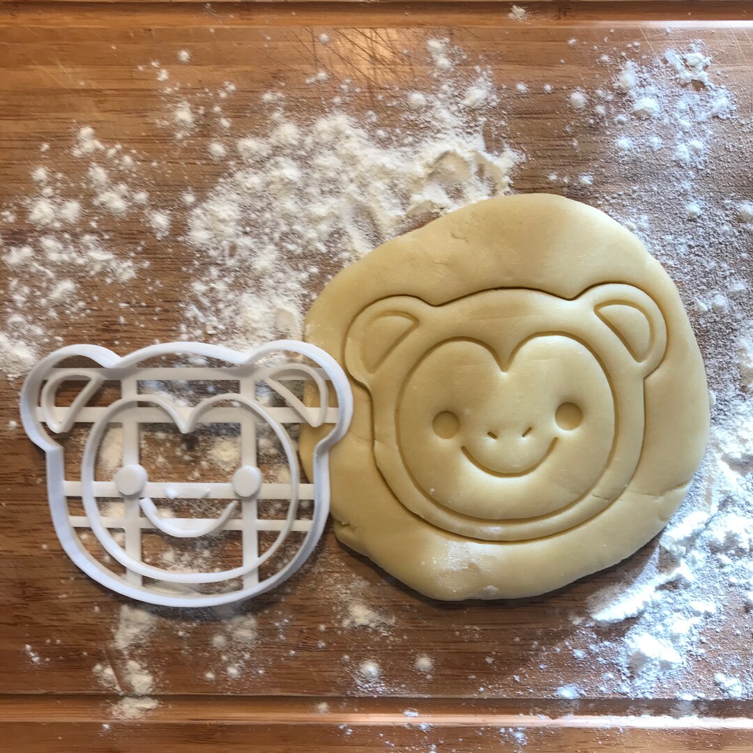 Monkey Cookie Cutter, Monkey Lover Gift. Jungle Birthday Favor, Fondant ...