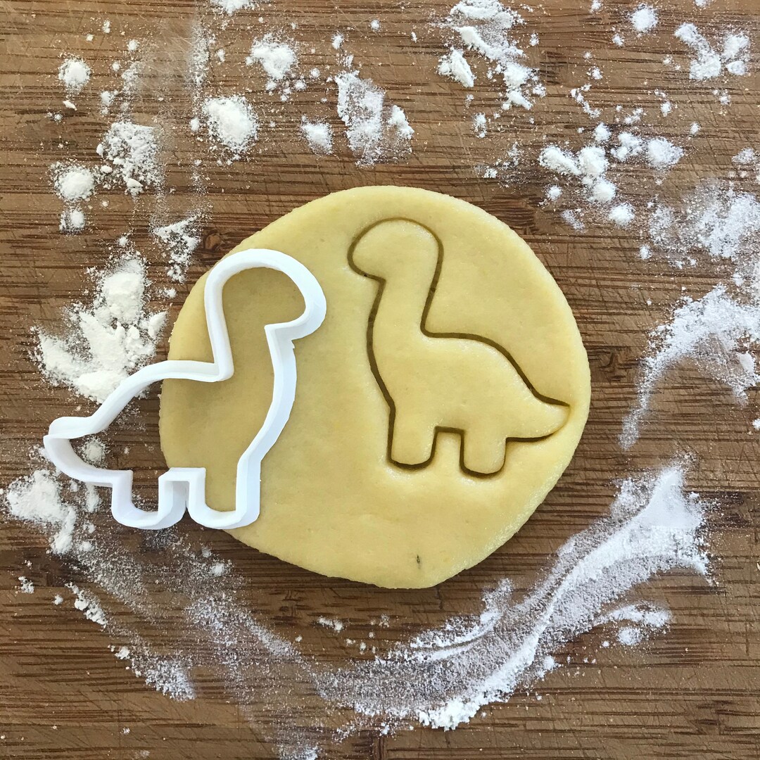 Dinosaur Cookie Cutter, Brontosaurus Cookies, Polymer Clay Cutter ...