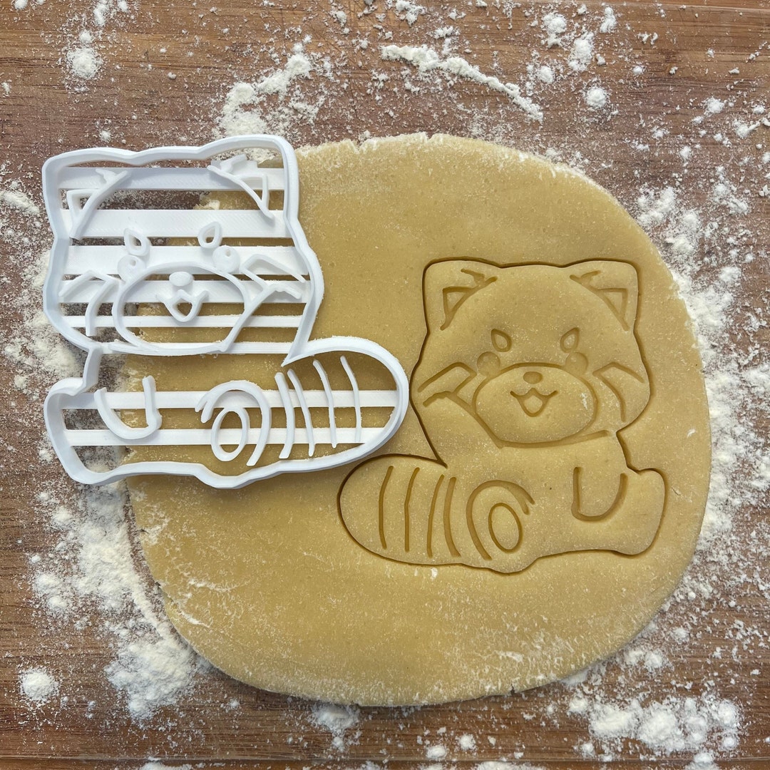 Red Panda Cookie Cutter, Kawaii Panda Cookie Cutter, Endangered Animal ...