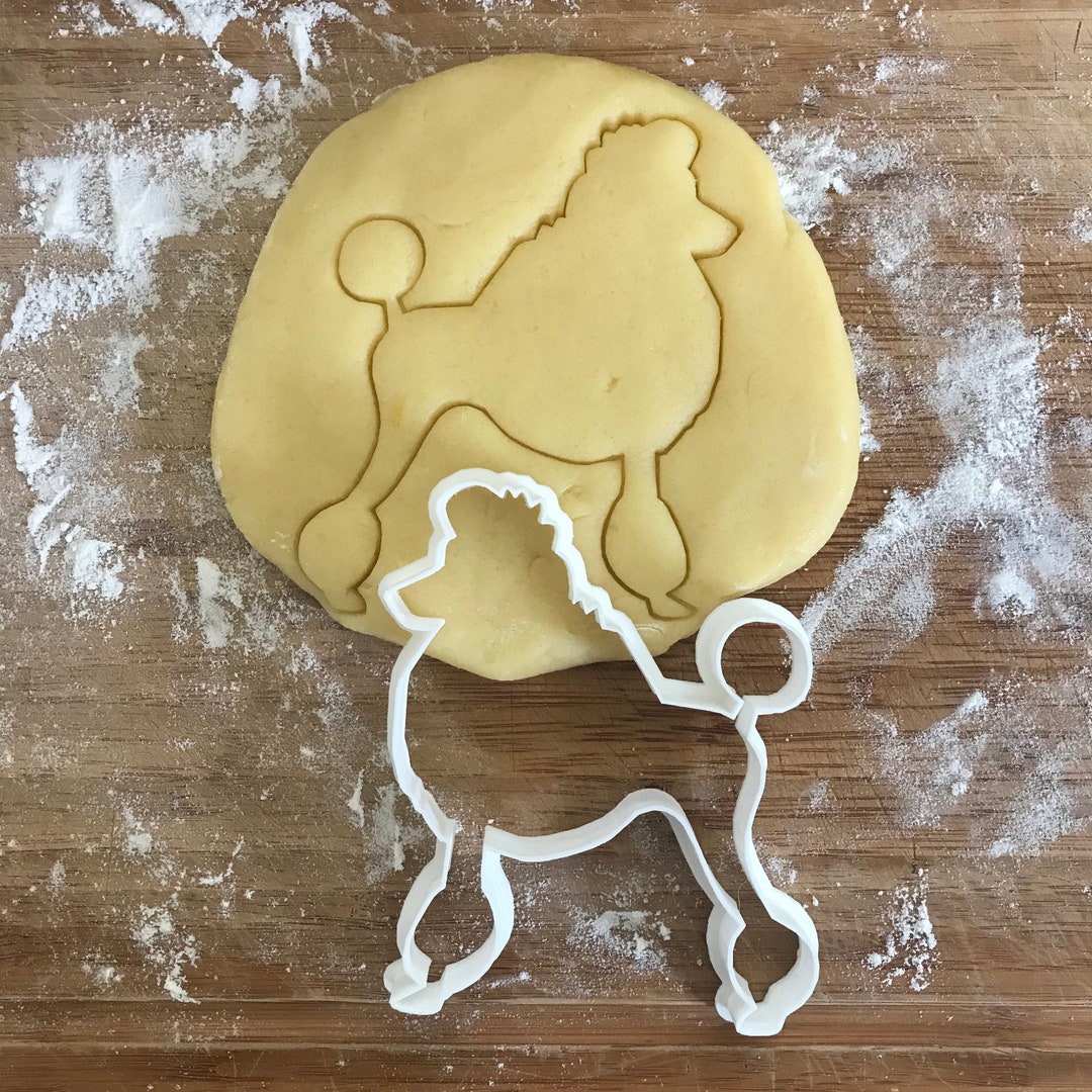 Poodle Cookie Cutter, Poodle Gifts, Fondant Clay Cutter, Dog Biscuit ...