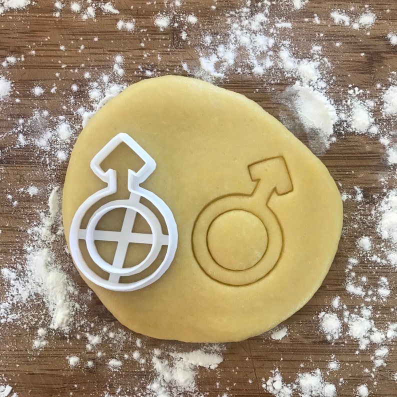 Mars Symbol Cookie Cutter, Male Sign, Polymer Clay Cutter, Earring ...
