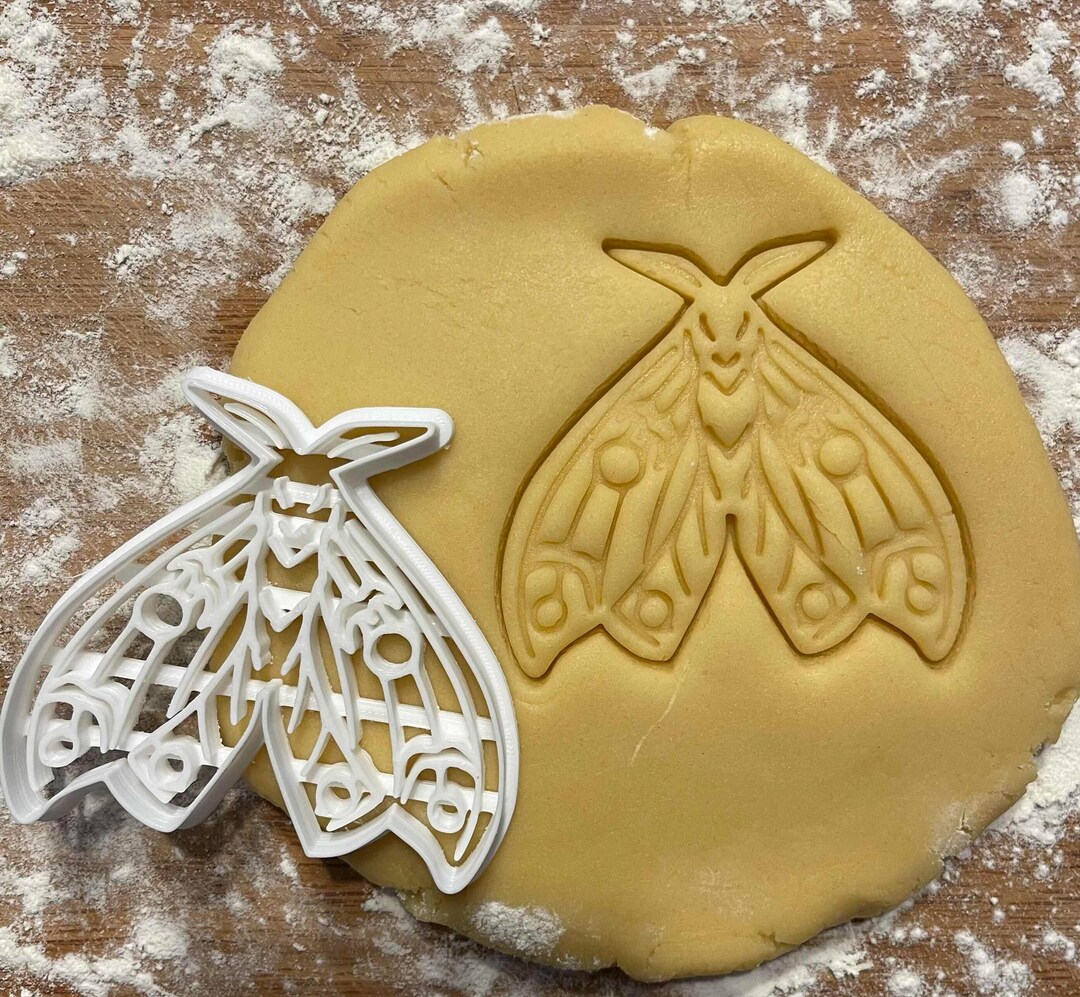 Emperor Moth Cookie Cutter, Butterfly Insect Night, Whimsical Forest ...