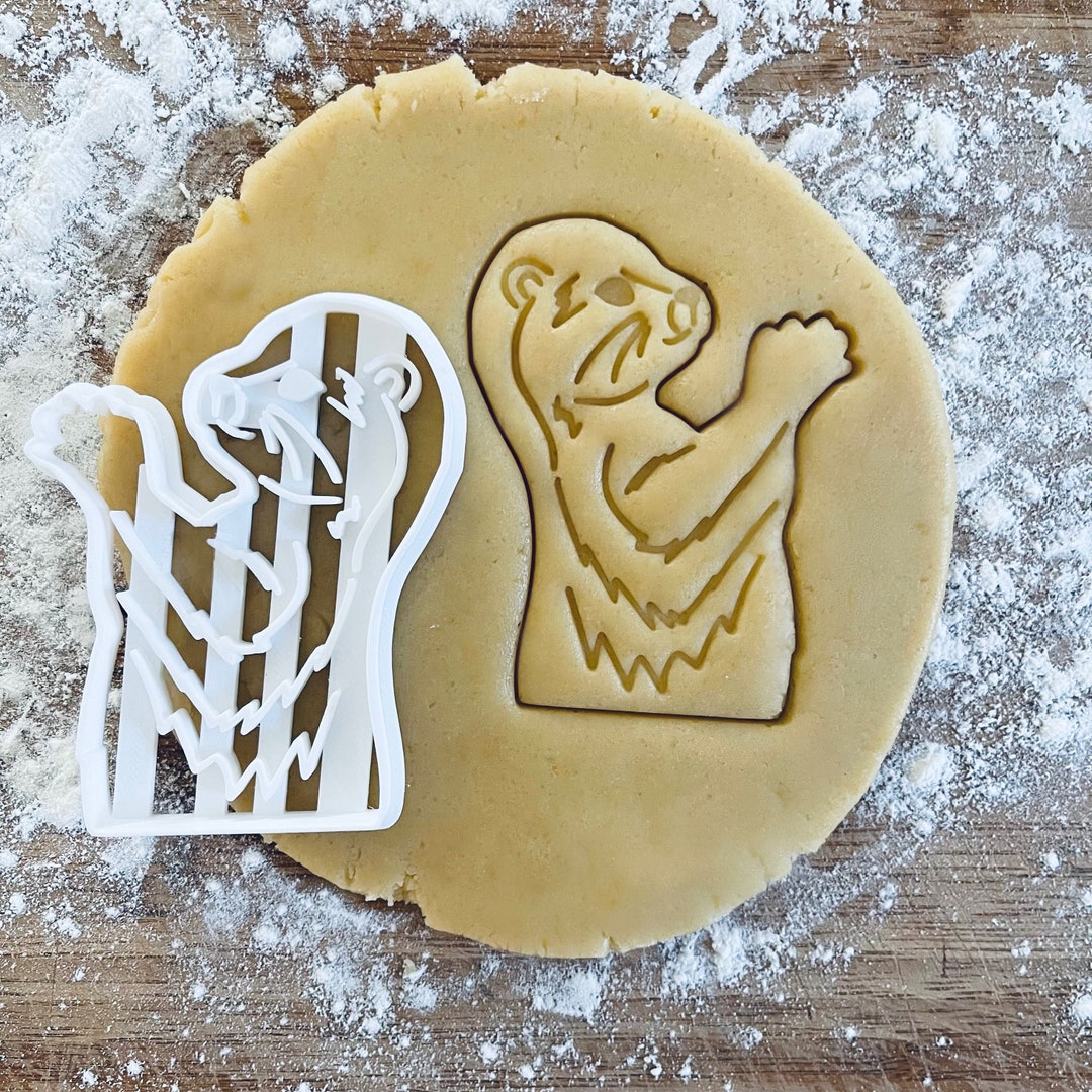 Sea Otter Cookie Cutter, Otterly Cute, Happy Otters Biscuit, Kids Party ...