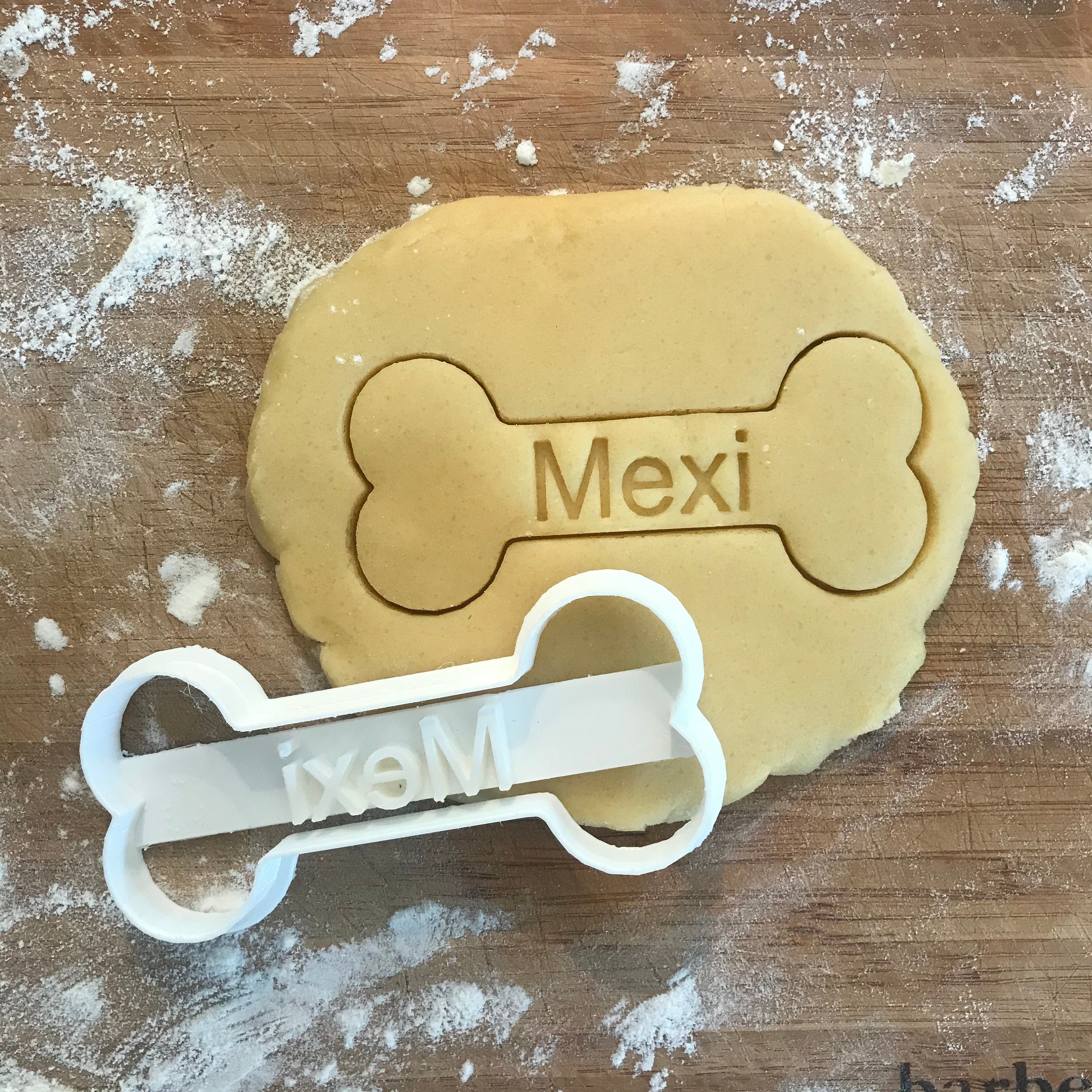 Custom Dog Bone Cookie Cutter Food & Fermenting Craft Supplies & Tools ...