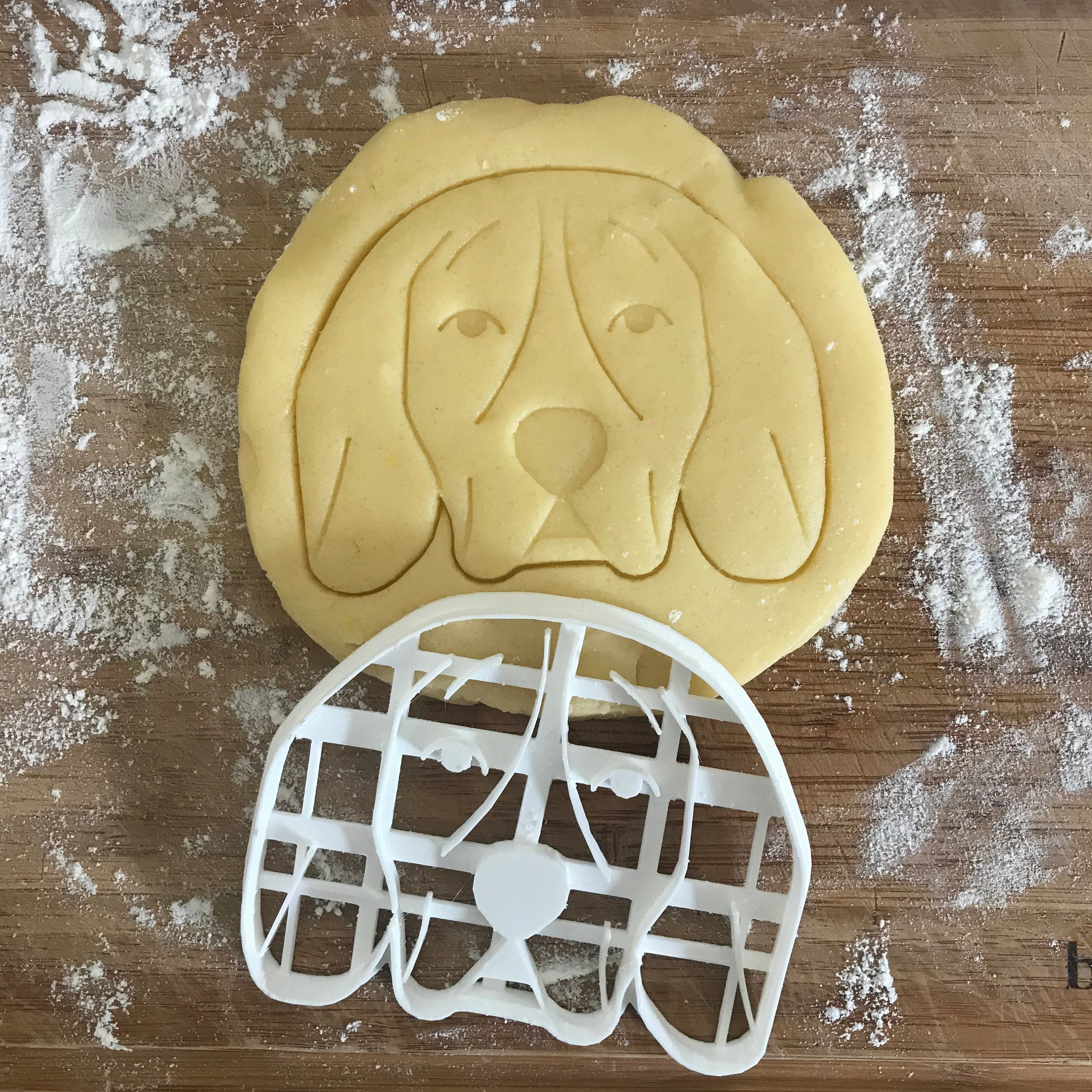 Beagle Face Cookie Cutter, Dog Biscuit, Fondant Clay Cutter, Dog Lover ...