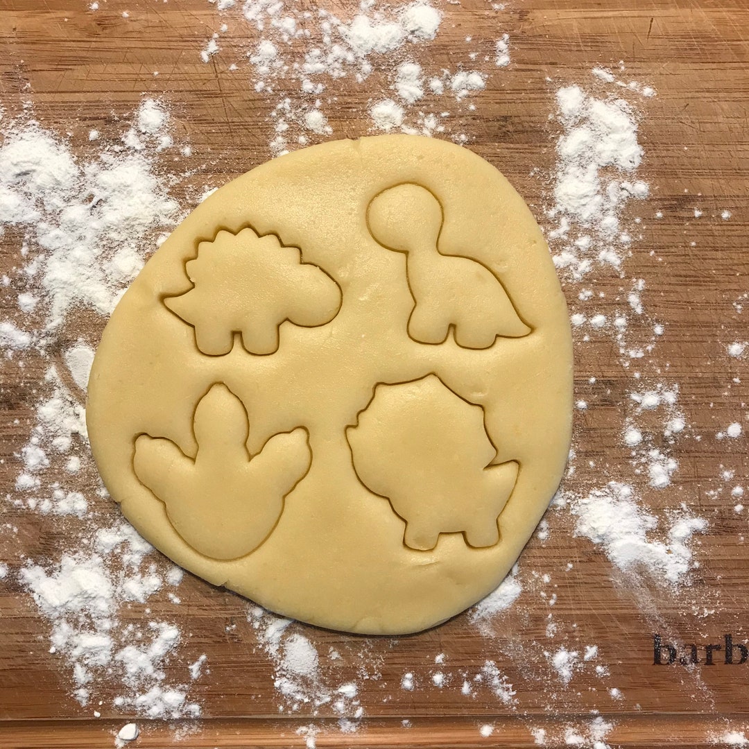 Dinosaur Cookie Cutter Set , T Rex Cookies, Stegosaurus, Brontosaurus ...