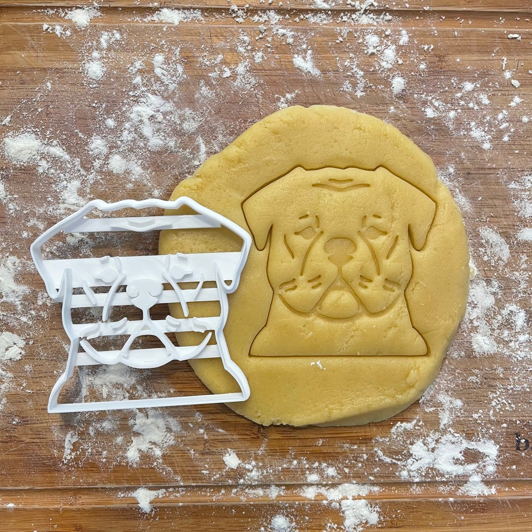 American Bulldog Face Cookie Cutter, Bulldog Gift Idea, Bulldog Gifts ...