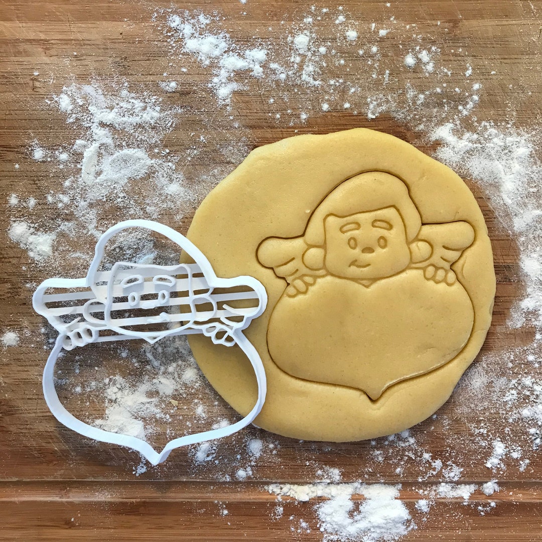 Angel With Hearth Cookie Cutter, Personalised Gift, Gift for Bakers ...