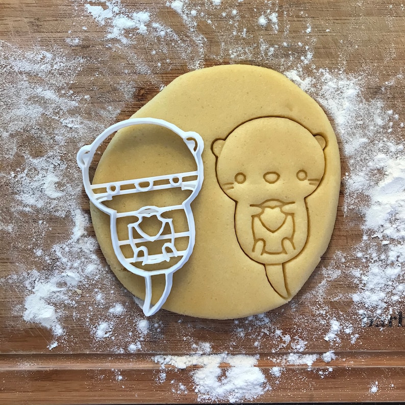 Sea Otter Cookie Cutter Otterly Cute Happy Otters Biscuit - Etsy