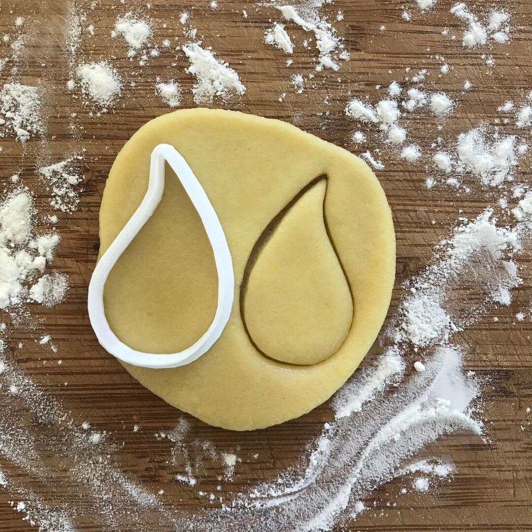 Rain Drop Cookie Cutter, Polymer Clay Cutter, Earring Cutter, Jewelry ...