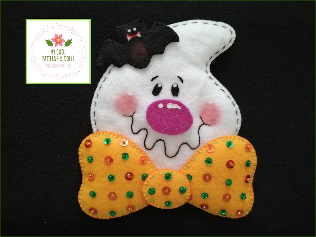 Cute Ghost/ Fantasma Tierno, Halloween Ornament, Halloween Garland ...