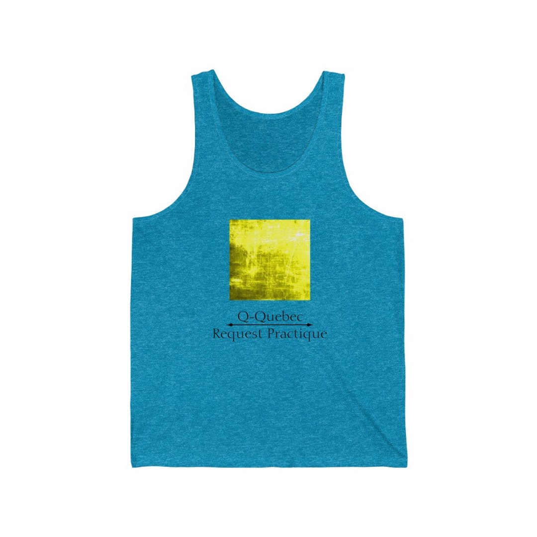 Q-Quebec Nautische Flagge Unisex Jersey Tank - Etsy Österreich